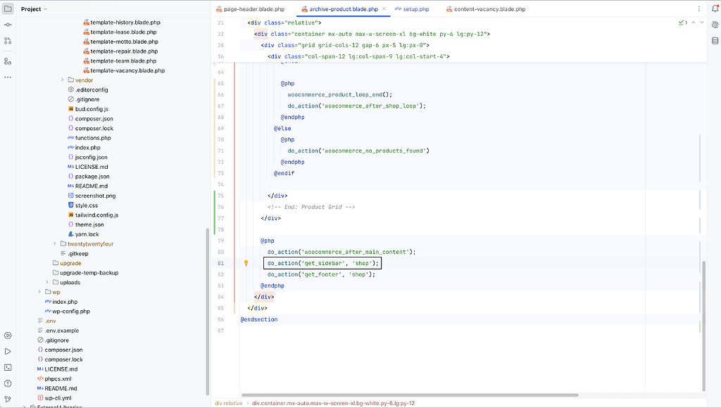 How/best practice to add a sidebar to WooCommerce Archive page? - sage - Roots Discourse
