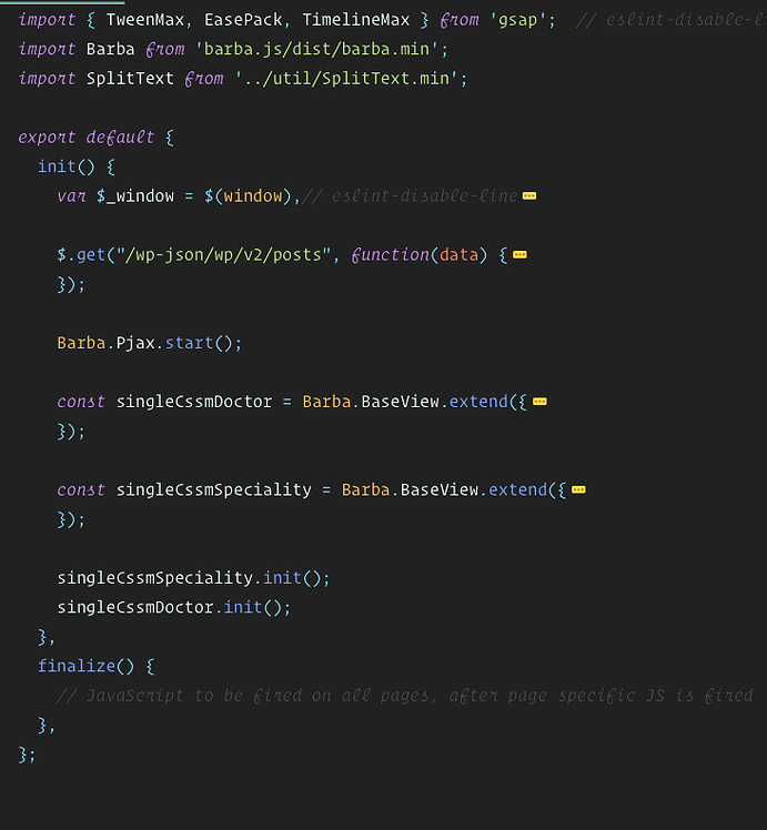 Barba JS with Sage 9 - sage - Roots Discourse