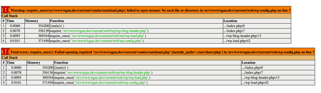 No such file or directory in [DIR]/current/web/wp-config.php - trellis - Roots Discourse