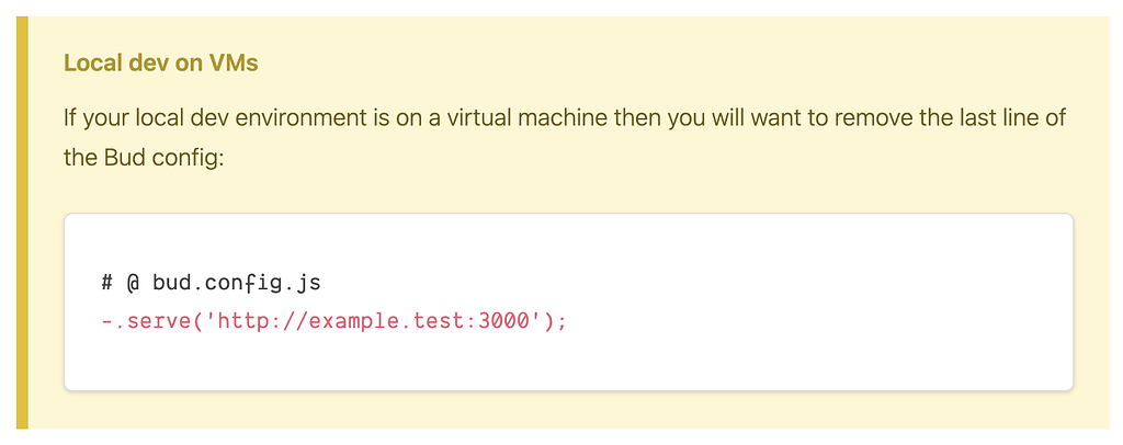 Sage 10 / Bud server URL & port configuration with Trellis - sage - Roots Discourse