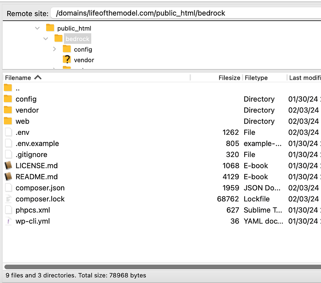 First Bedrock (shared hosting). Problem with DB - bedrock - Roots Discourse