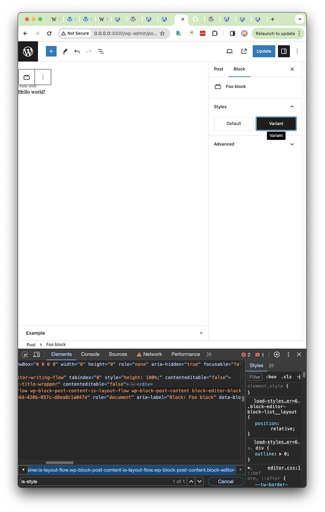 Bud Js Gutenberg Style Register Does Not Inject Css Class Bud Roots Discourse